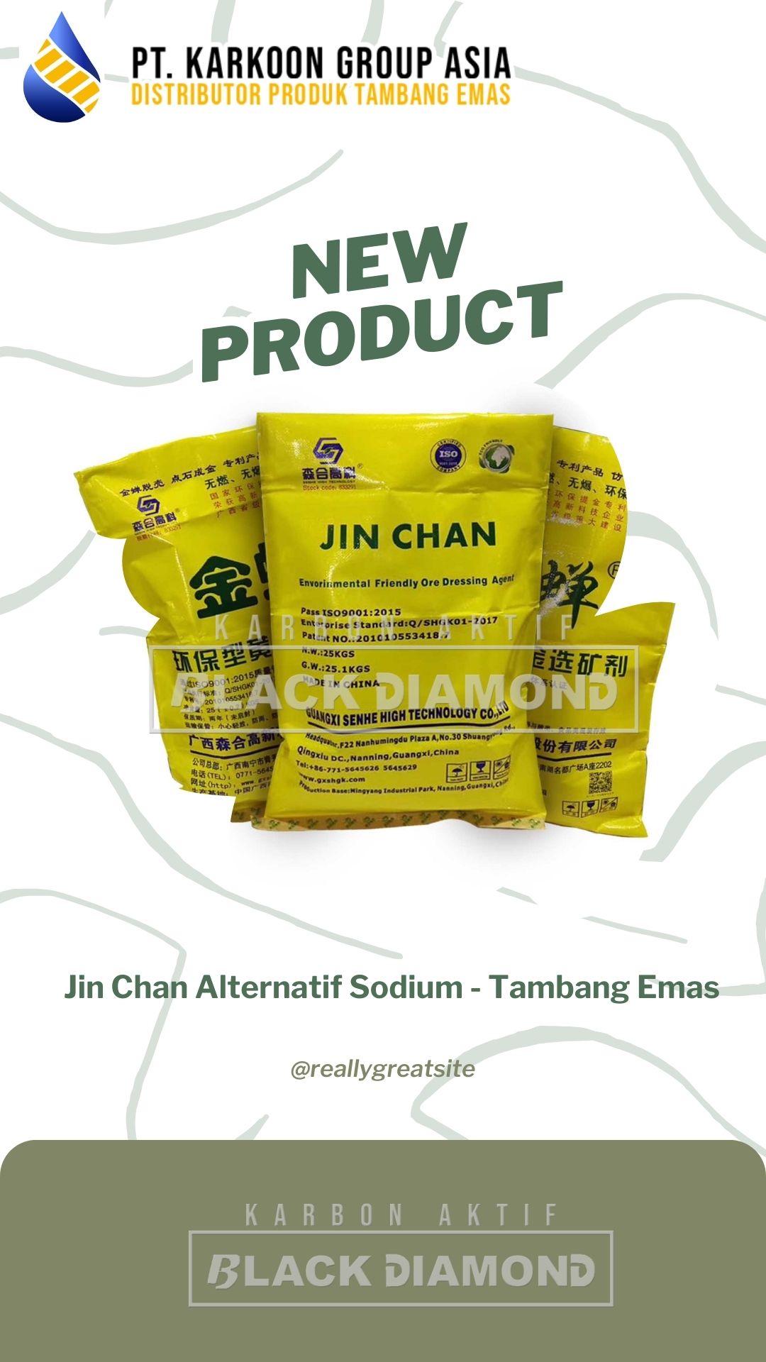 Jinchan Alternatif Sodium Sianida - Karkoon Group Asia